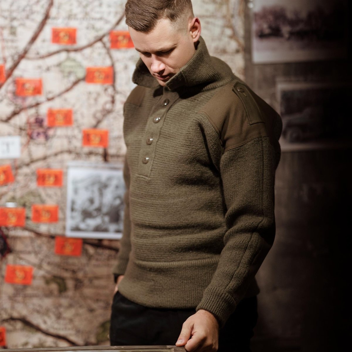 Alpine sweater original Austrian Army Alpine Pullover Knit sweater ...