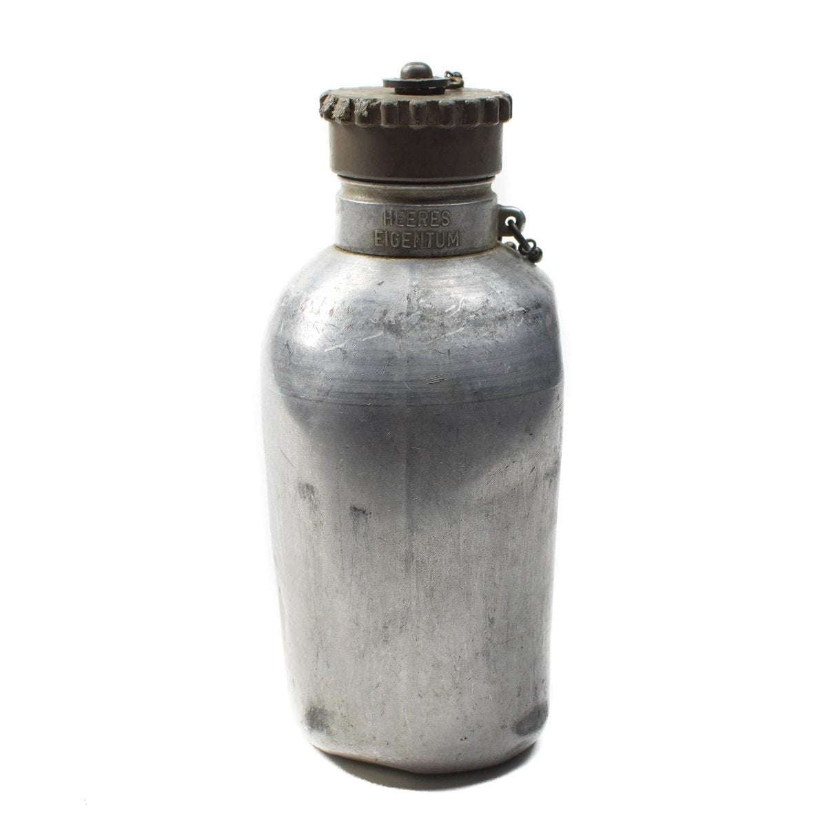 Aluminium water flask Original Austrian army canteen aluminum - GoMilitar