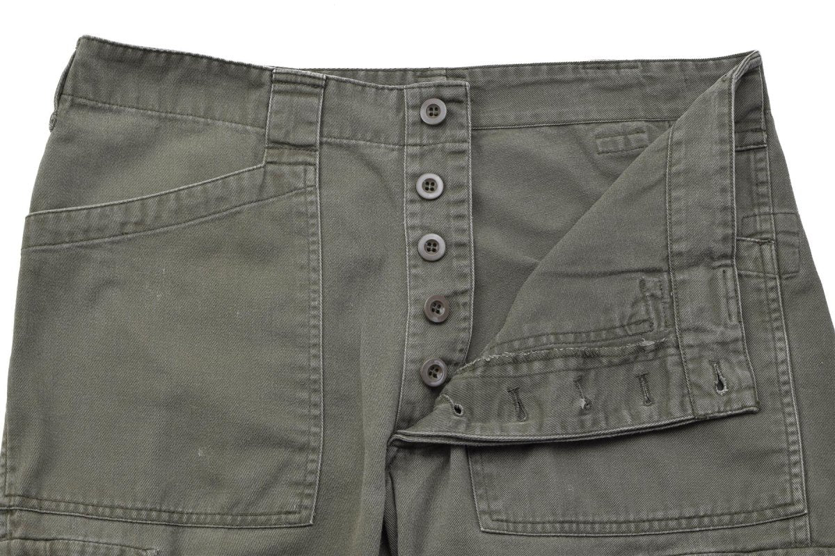 Original military work pants Austrian army cargo work pants olive field ...