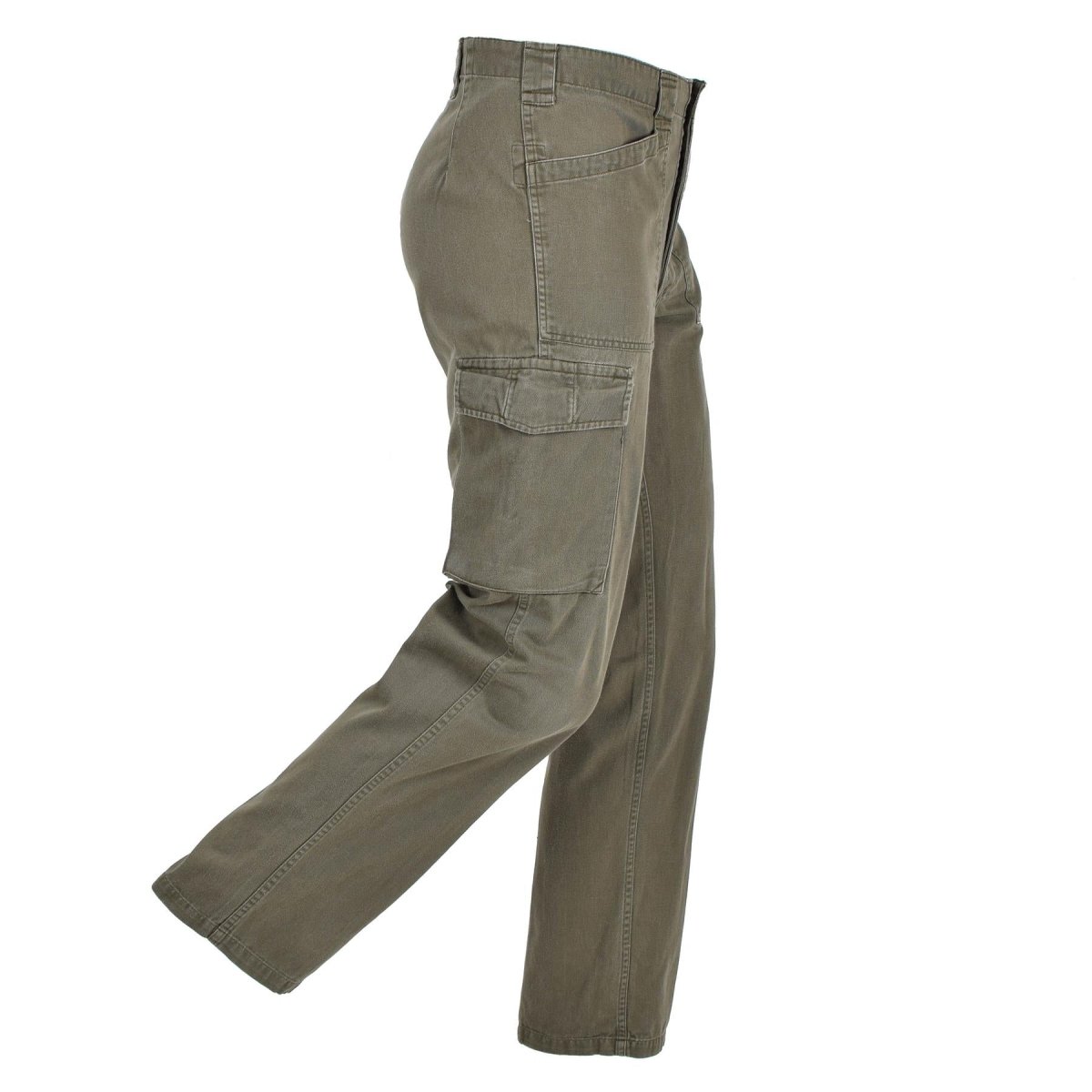 Original military work pants Austrian army cargo work pants olive field ...