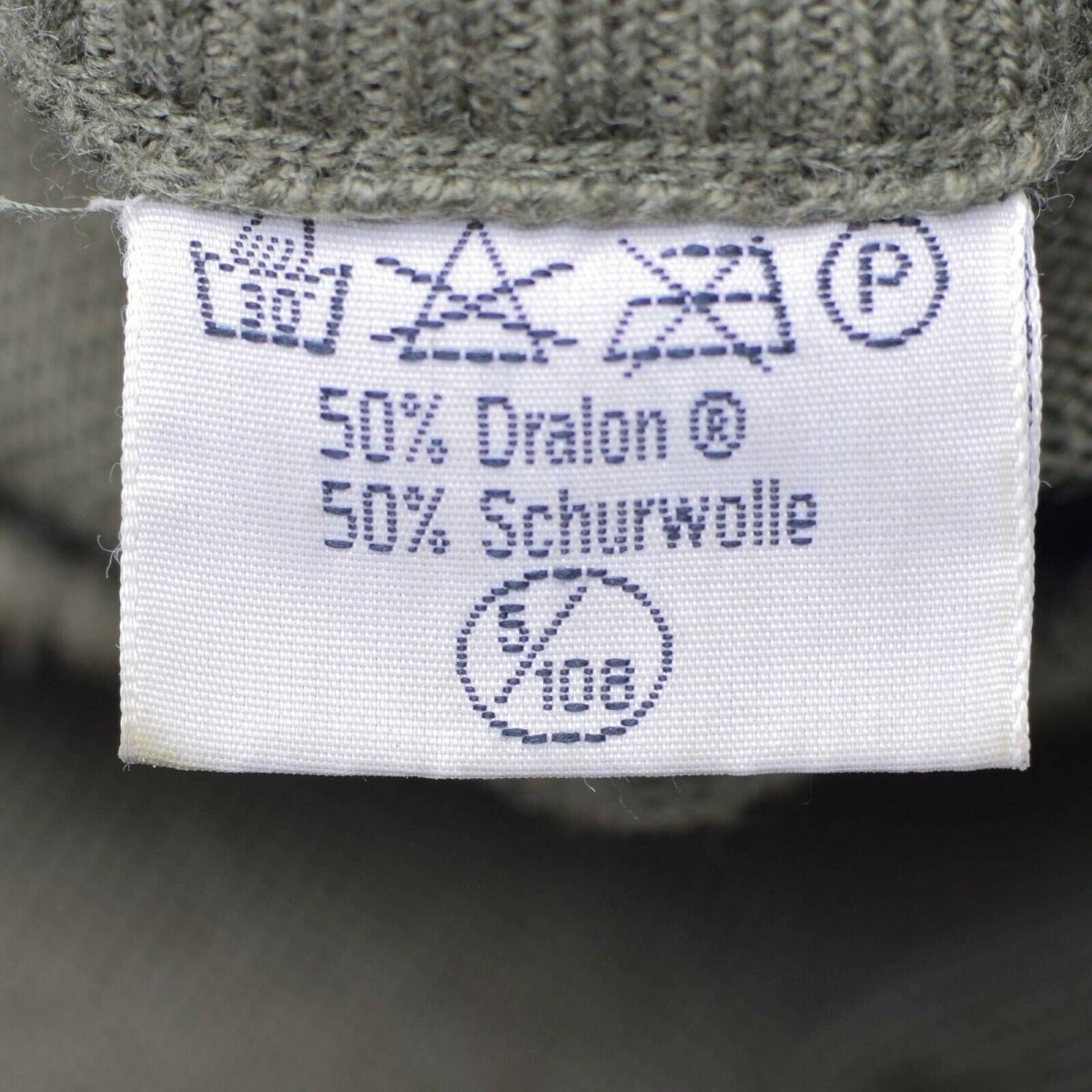 Army green sweater original Austrian pullover Jumper commando Olive OD ...