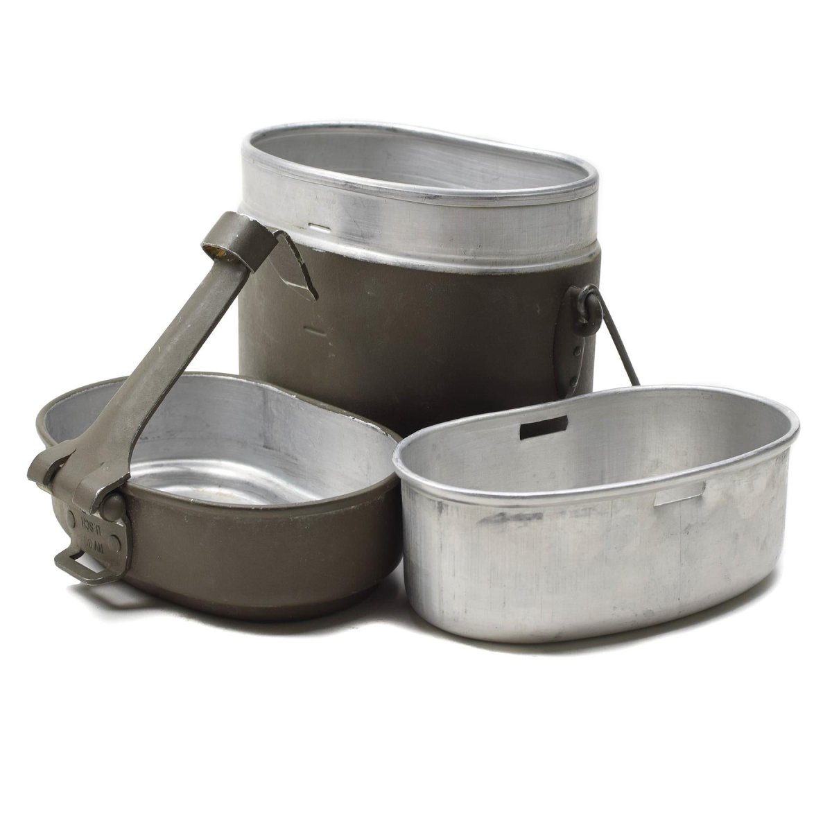 Austrian mess kit Original Austrian Military mess kit aluminum olive ...