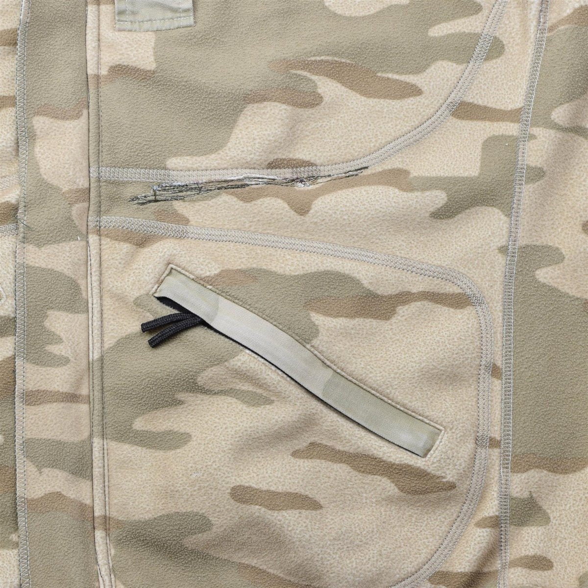 Fleece jacket army Original Belgian reversible windstopper BDU jigsaw ...