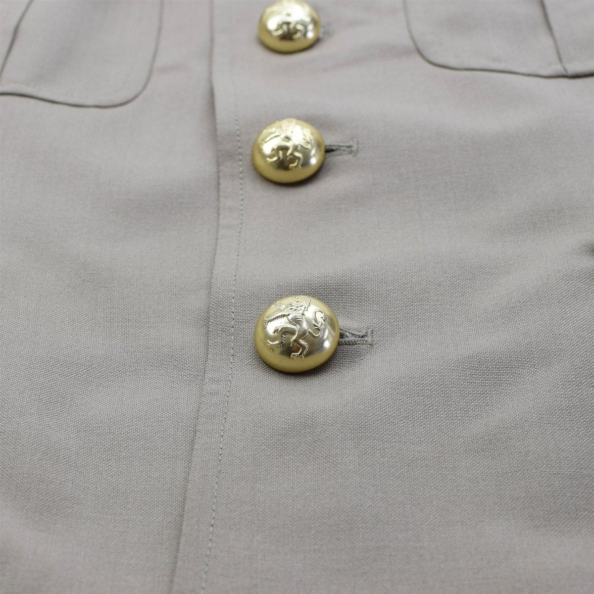 Original Belgium Military Formal Jacket Metal Buttons Shoulder Epaulet ...