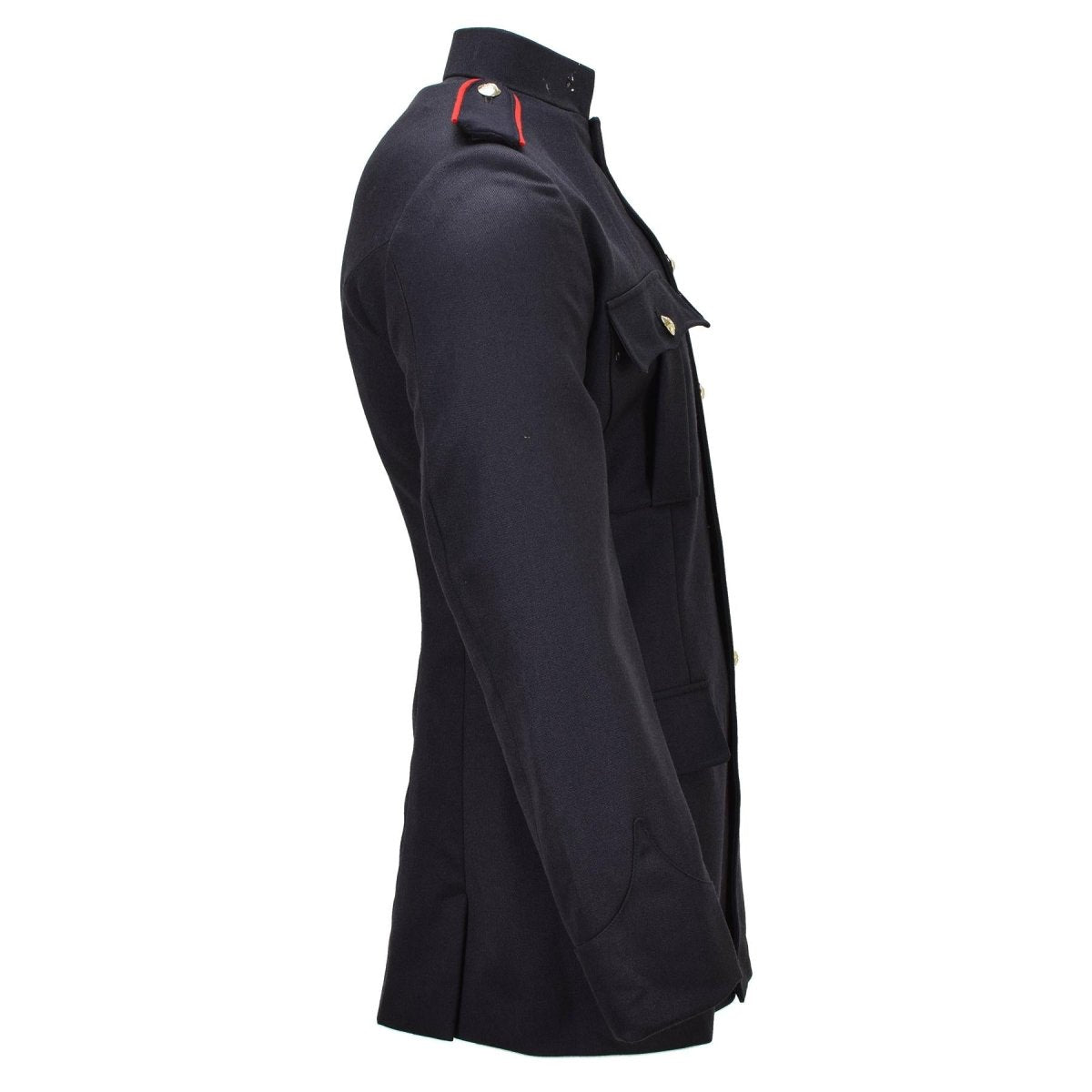 Original British Military Tunic Formal Jacket Wool Metal Buttons Black ...