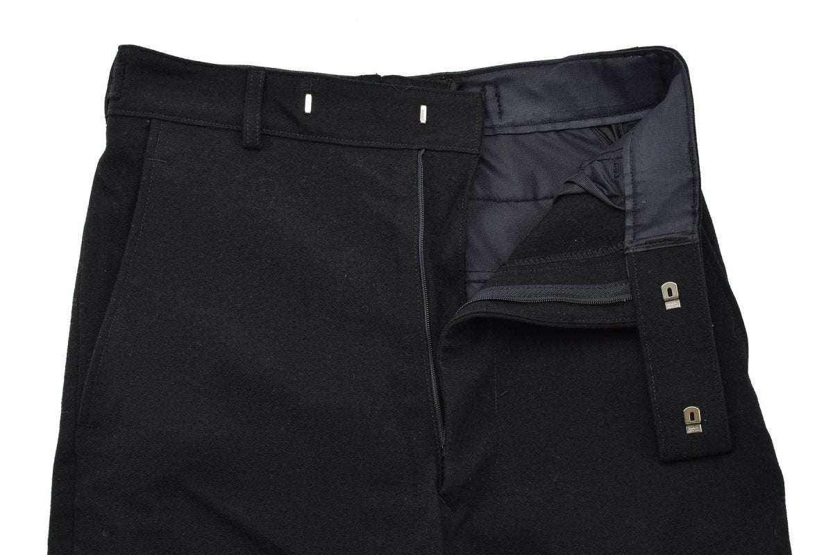 Black wool dress pants original British military uniform pants dress ...