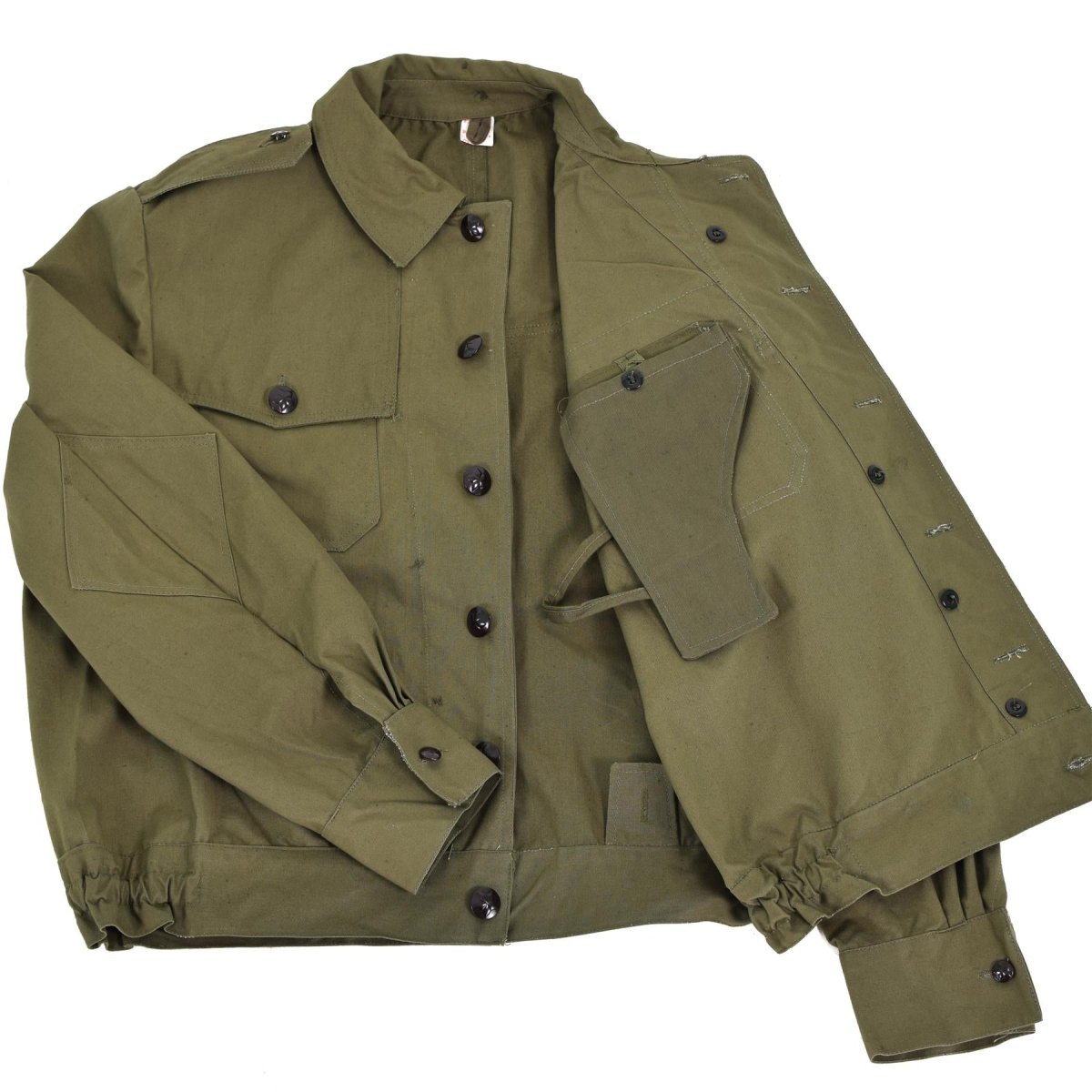 Vintage ike jacket Original Bulgarian army field troops canvas ike ...
