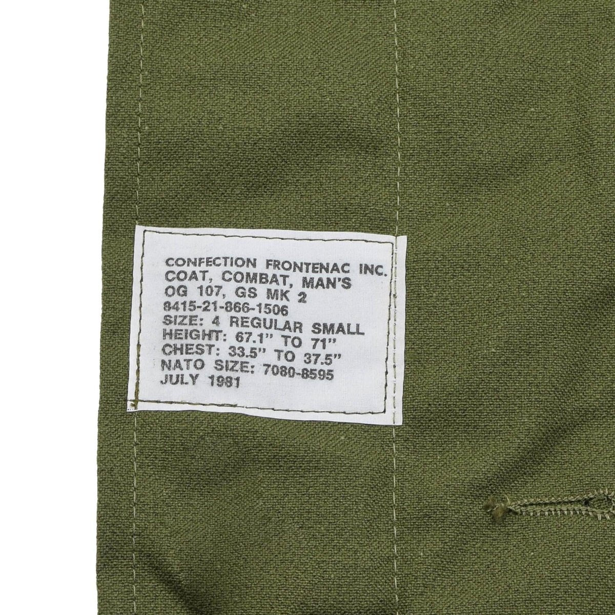 Canadian Military Field Jacket: Authentic Army Surplus - GoMilitar
