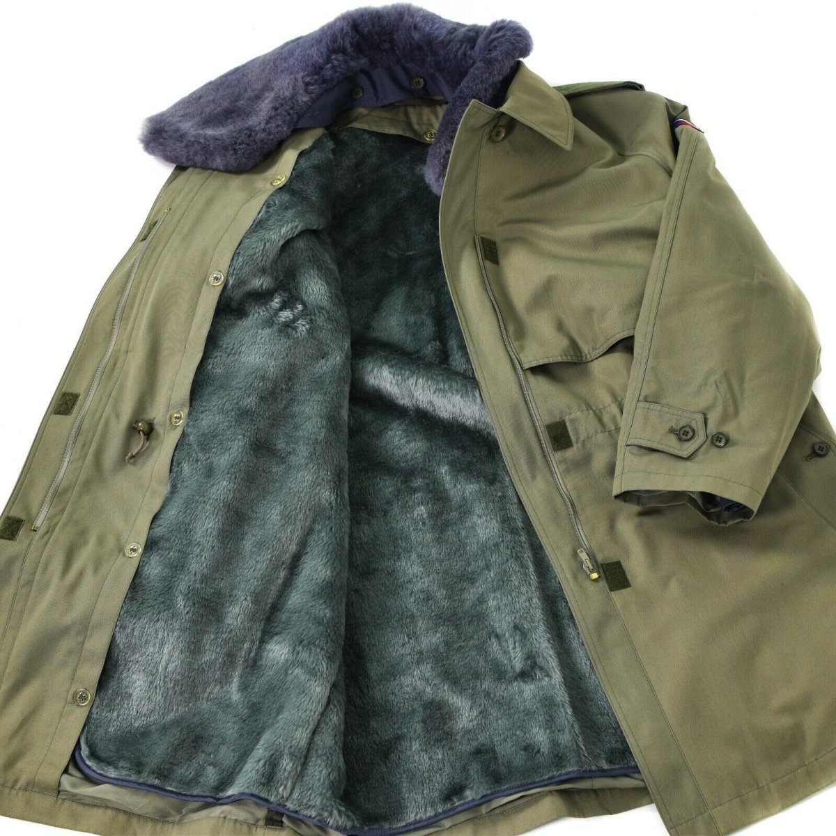 Original Czech army field parka M85 Army issue Olive winter jacket w l ...