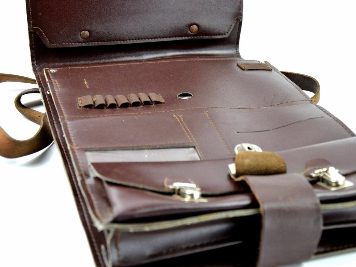 Czech Military Surplus Map Case with Adjustable Strap - GoMilitar