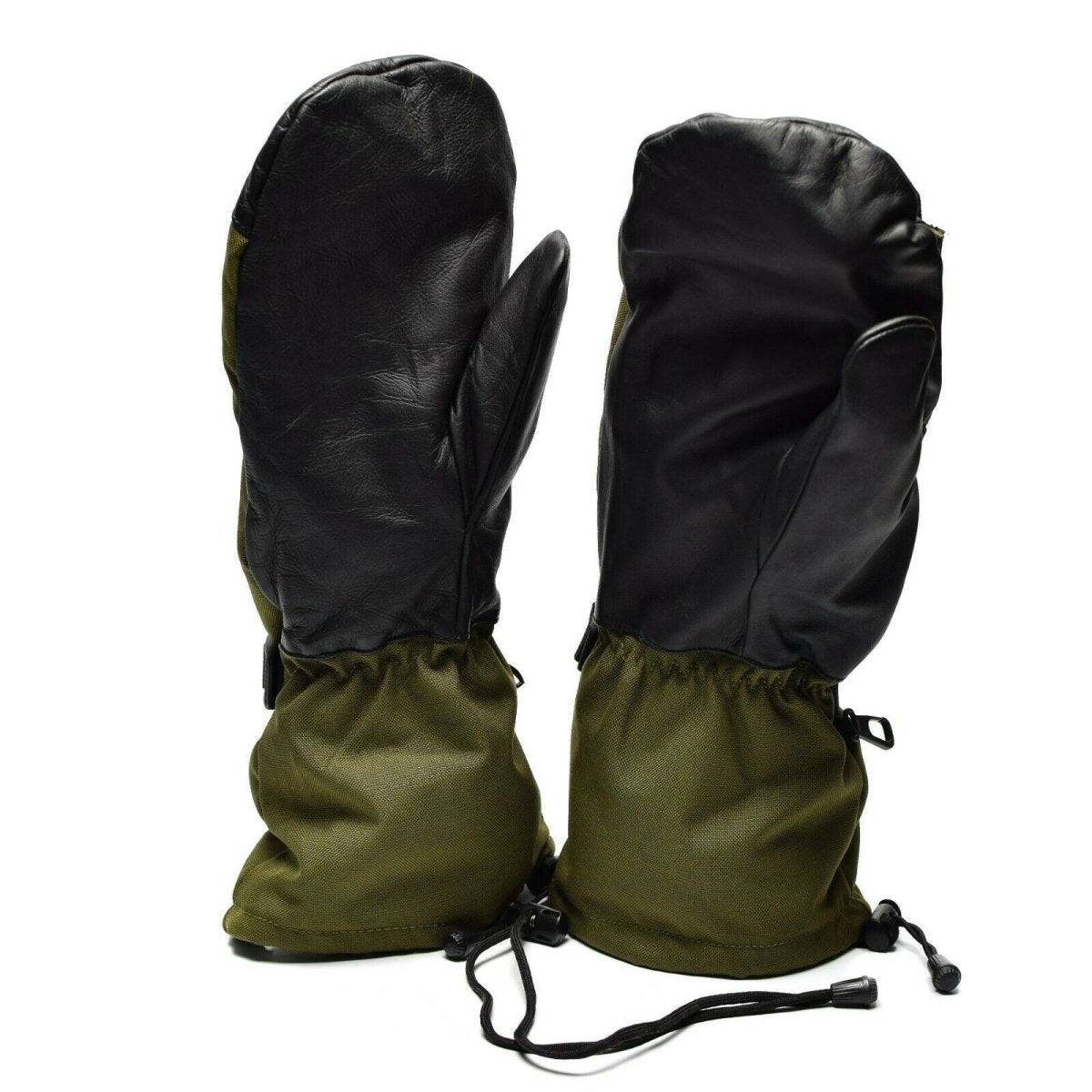 Waterproof trigger finger mittens Original Dutch army Olive military ...