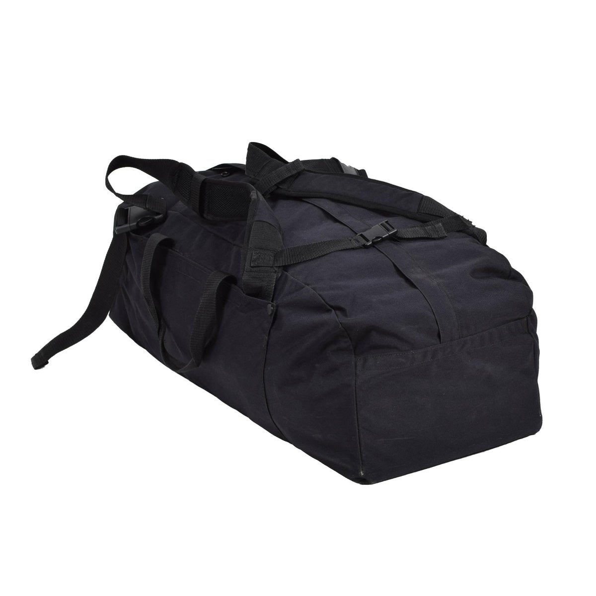 Black military duffle bag Original Dutch sportswear bag travel - GoMilitar