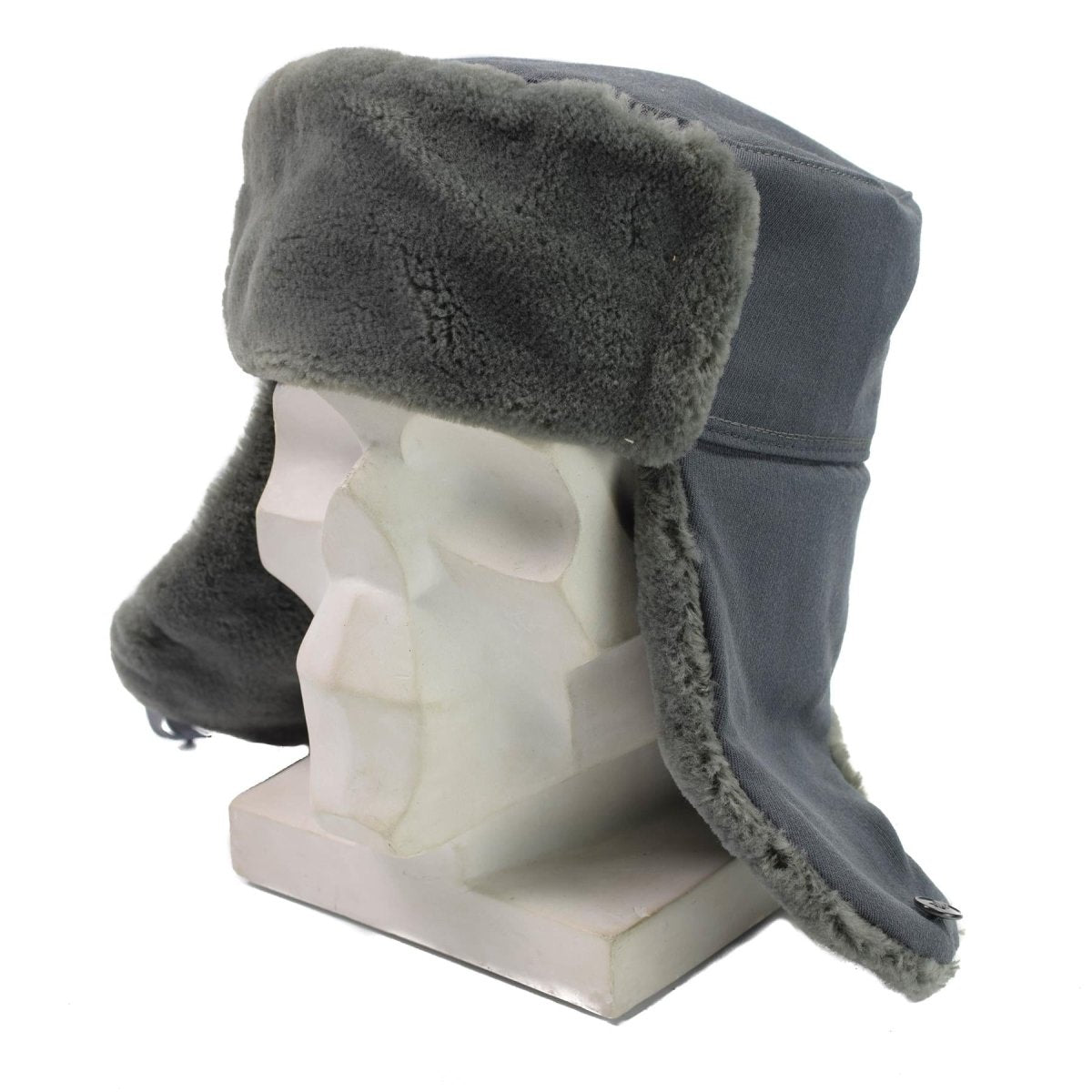 East german winter hat Original army officer winter hat cold - GoMilitar