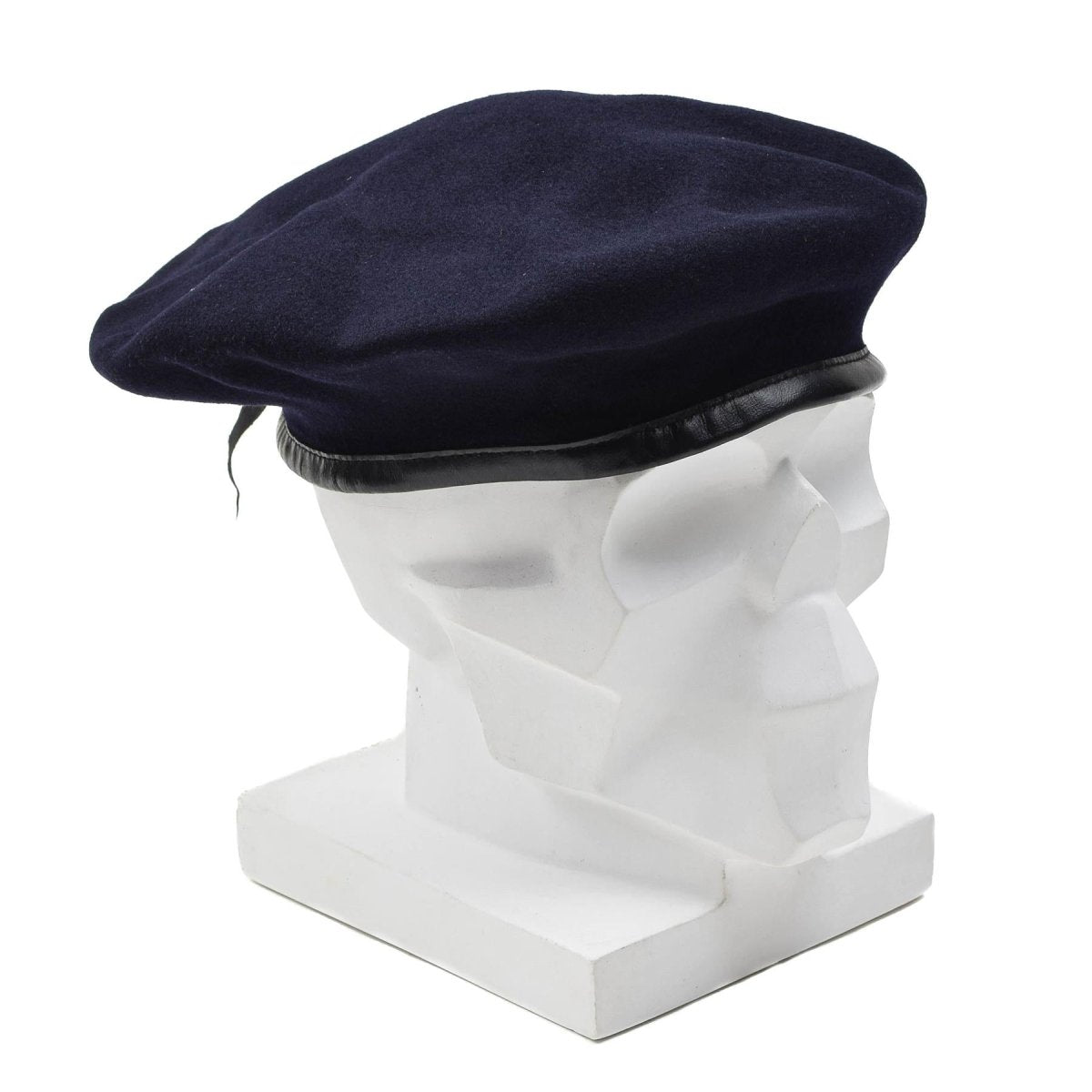 Dark blue beret Original French Army dark blue wool beret command ...