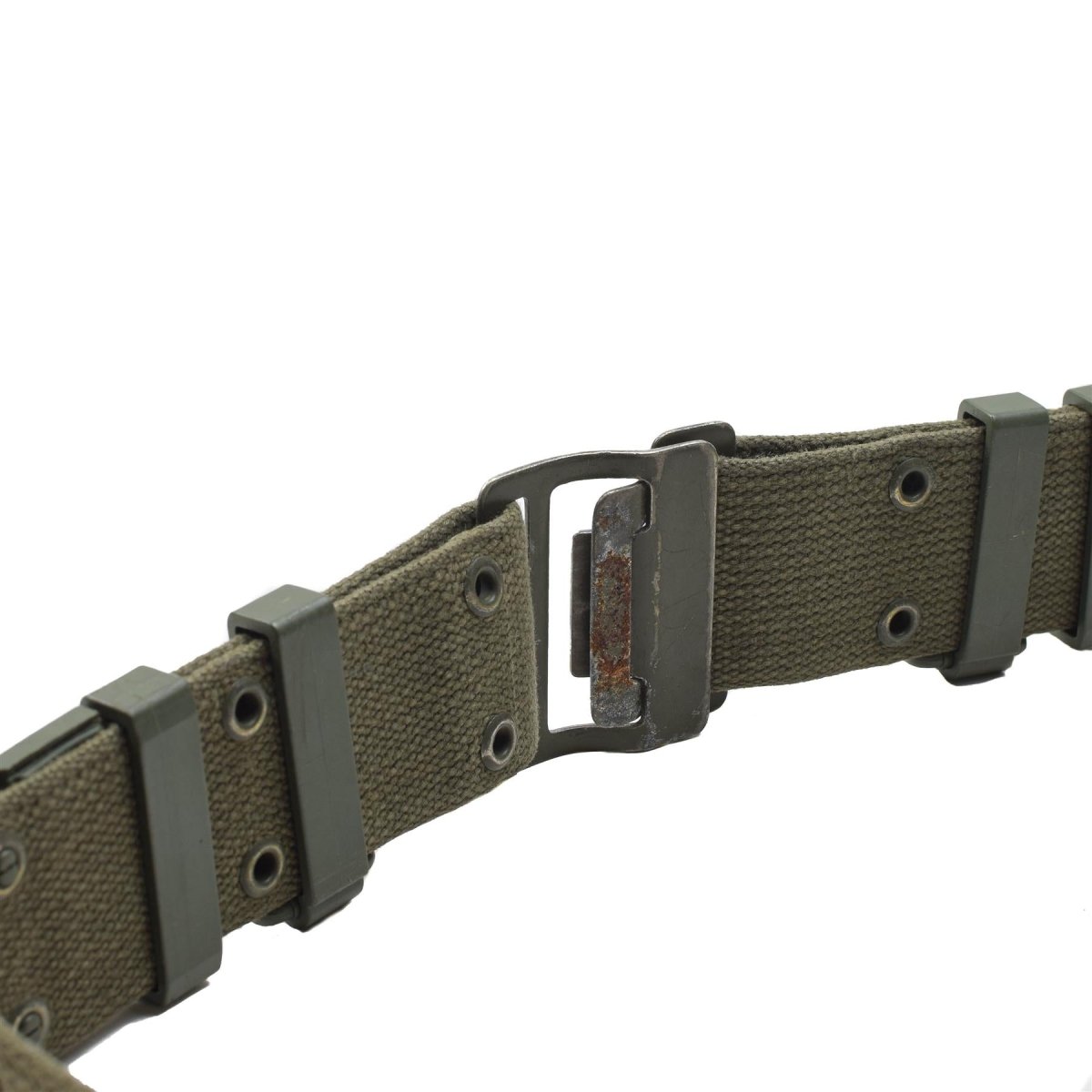 Military web belt Original French army webbing belt Famas Olive - GoMilitar
