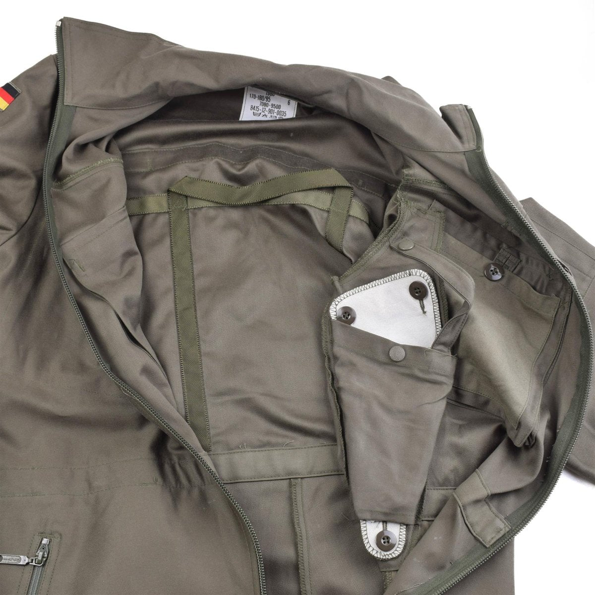 Winter coveralls for men Original German army warm BW jumpsuit - GoMilitar