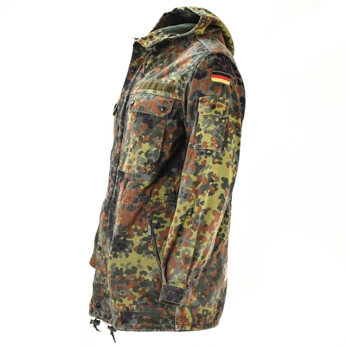 Flecktarn camo parka Original German army field jacket parka military ...