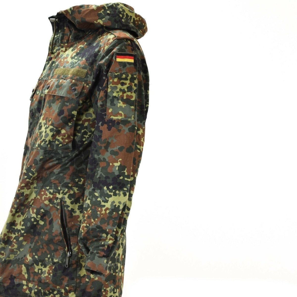 Flecktarn camo parka Original German army field jacket parka military ...