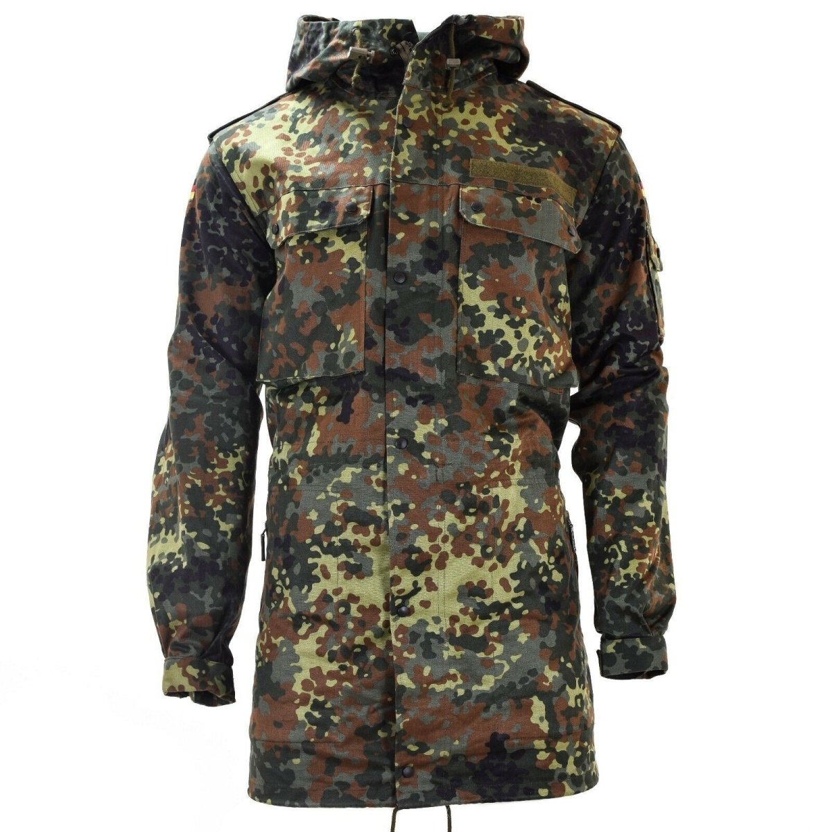 Flecktarn camo parka Original German army field jacket parka military ...