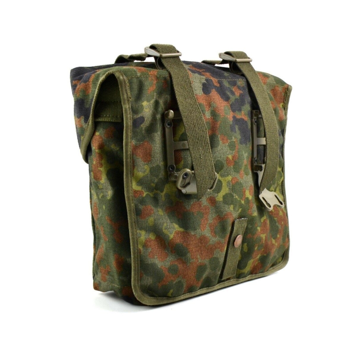 Universal woodland pouch Original German army flecktarn camo combat bag ...