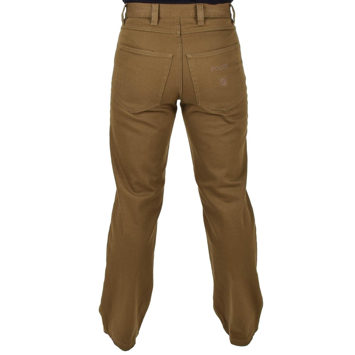 German police jeans Original army khaki jeans pants Polizei NEW - GoMilitar
