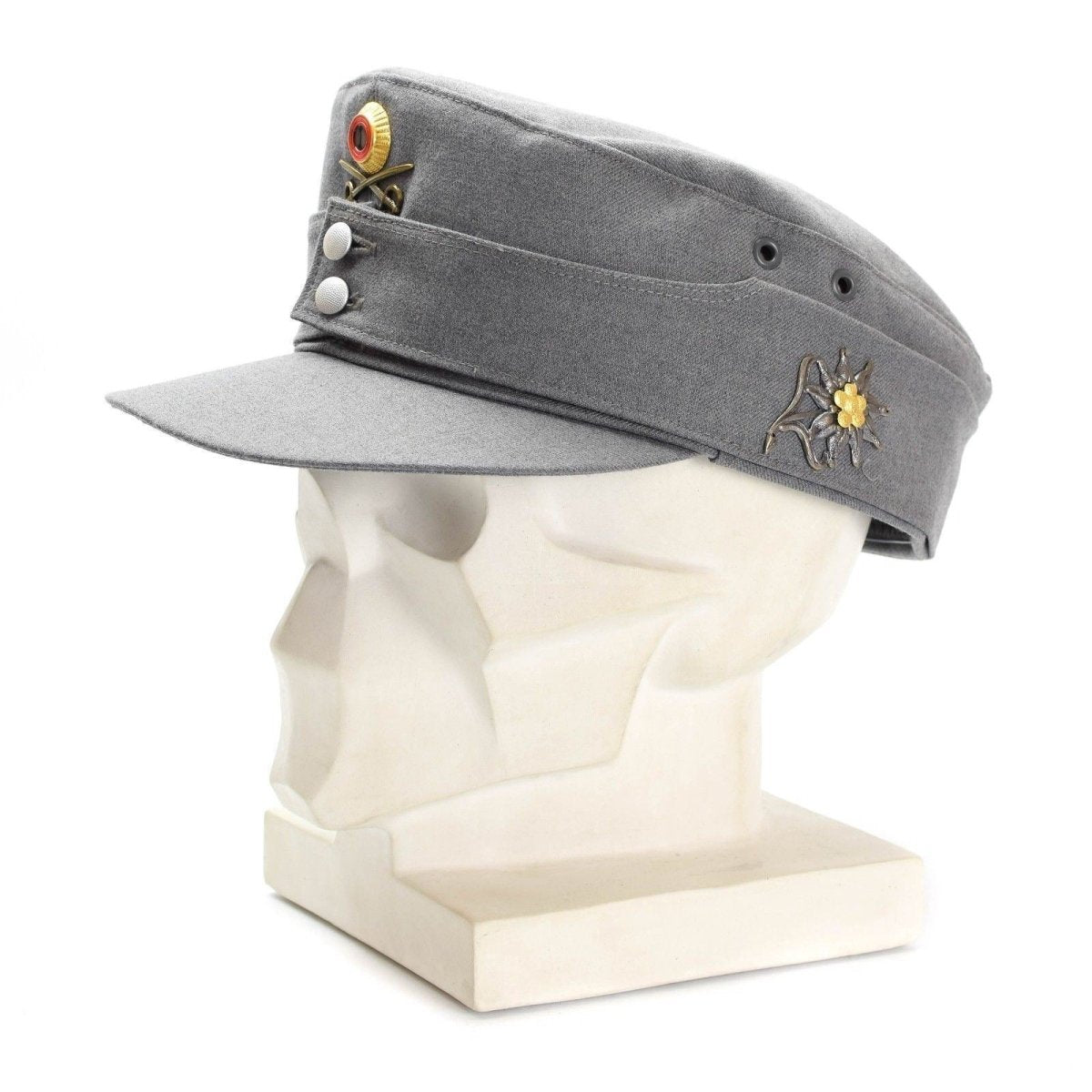 Cap with neck flap Original german army military Mountain Gebirgsjäger ...