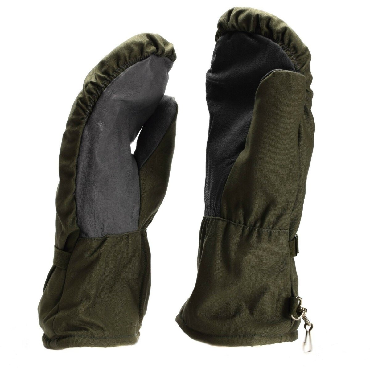 Cold weather military mittens Original German army Olive grey - GoMilitar
