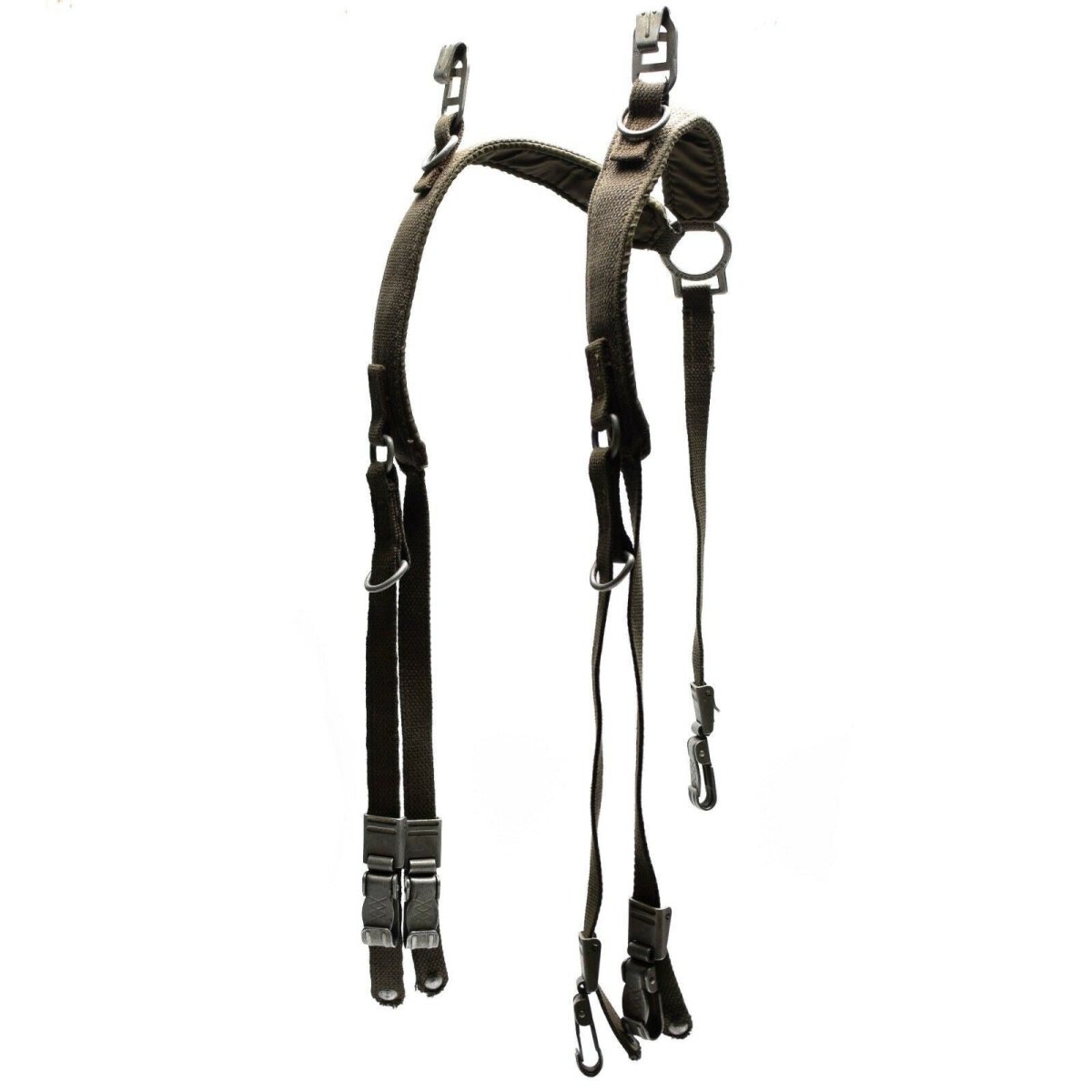 Military surplus suspenders Original German Army Y-Straps Field - GoMilitar