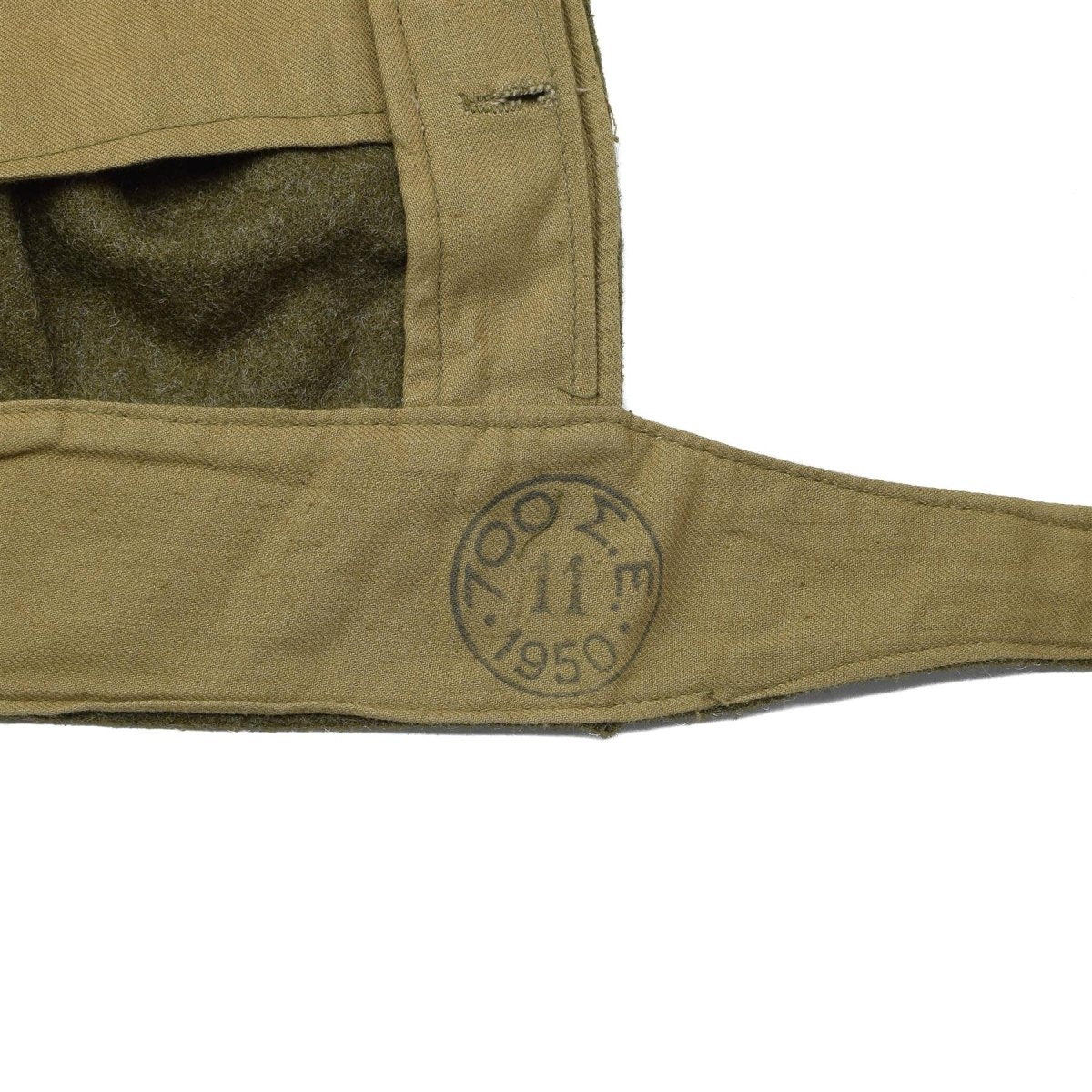Eisenhower style jacket Original Greek army Ike jacket olive wool ...
