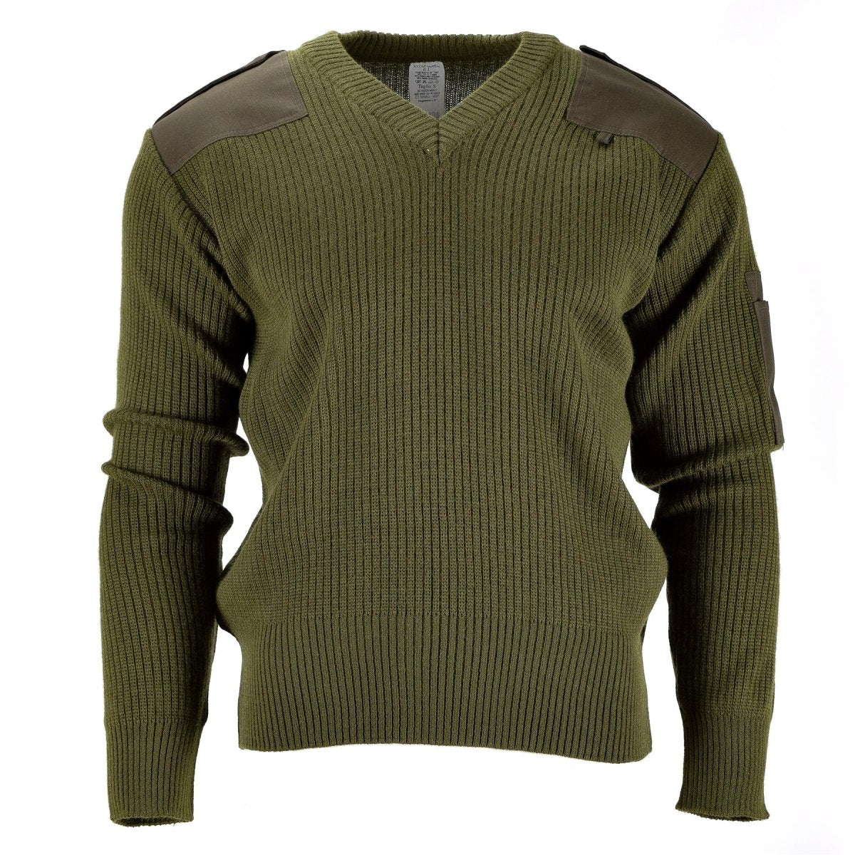 Military v neck sweater Original italian army pullover Commando - GoMilitar