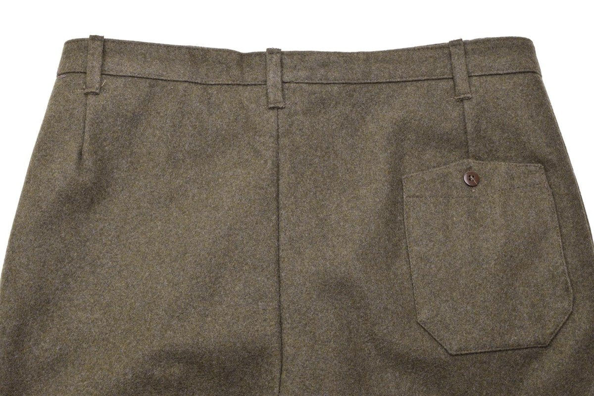 Military surplus wool pants Original Italian dress uniform - GoMilitar