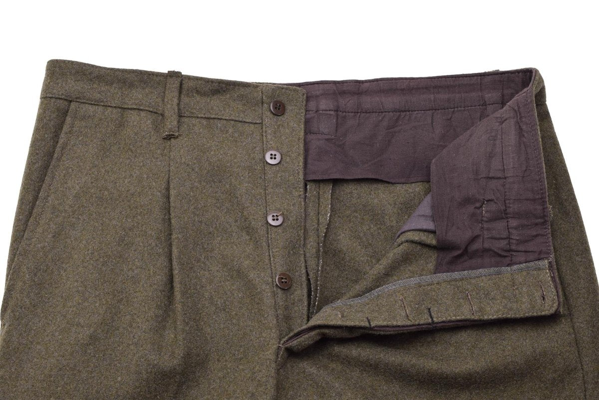 Military surplus wool pants Original Italian dress uniform - GoMilitar
