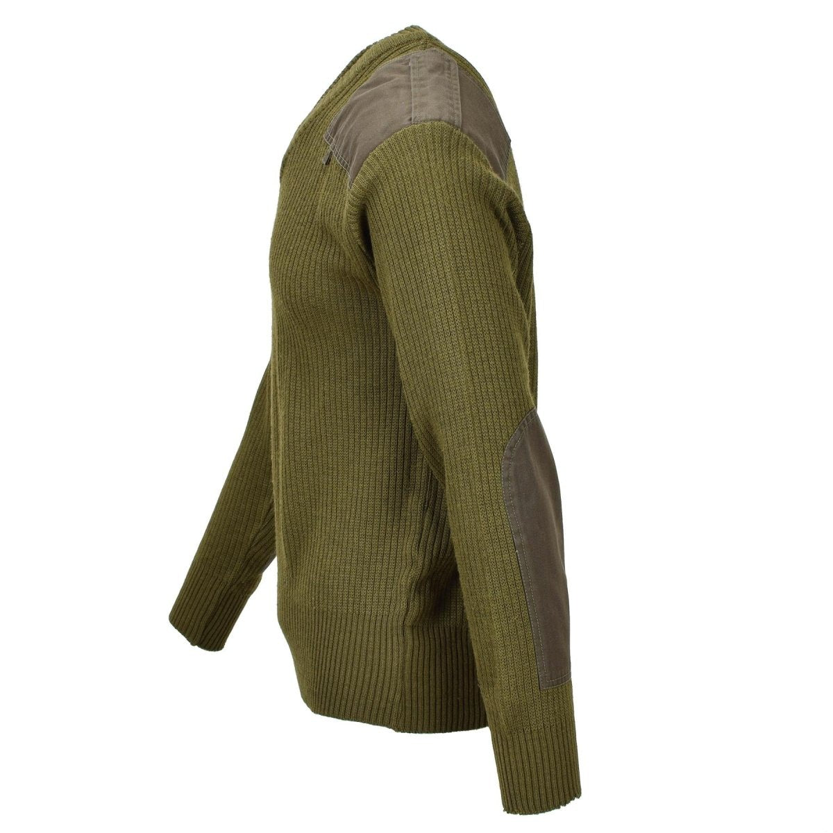 Vintage wool sweater Original Italian military olive pullover - GoMilitar