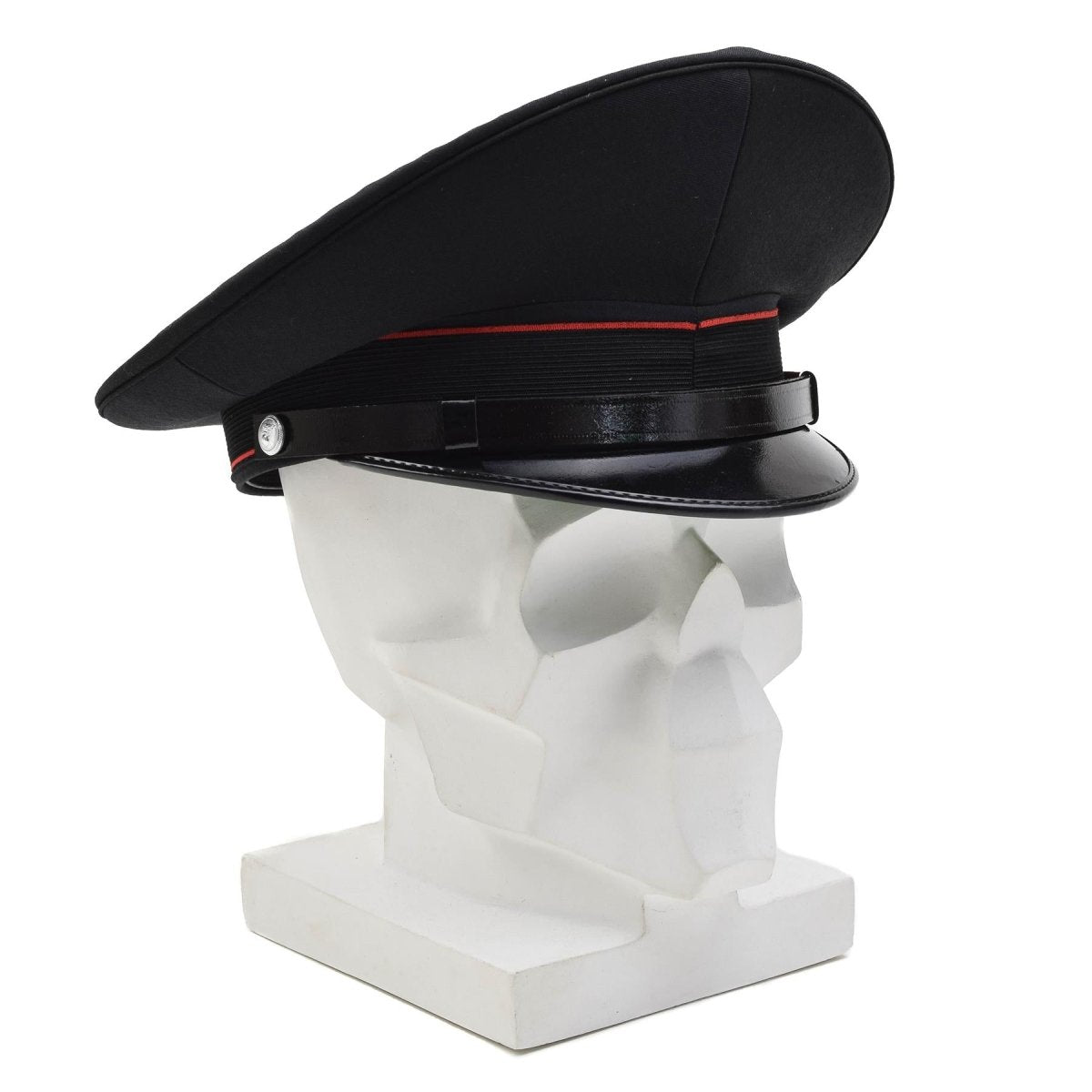 Original Italian Military Visor Cap Vintage Wool Surplus Army Hat Blac ...