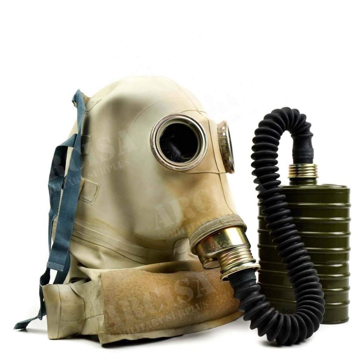 SR1 gas mask Original Polish Military Soviet Era Hose Filter - GoMilitar