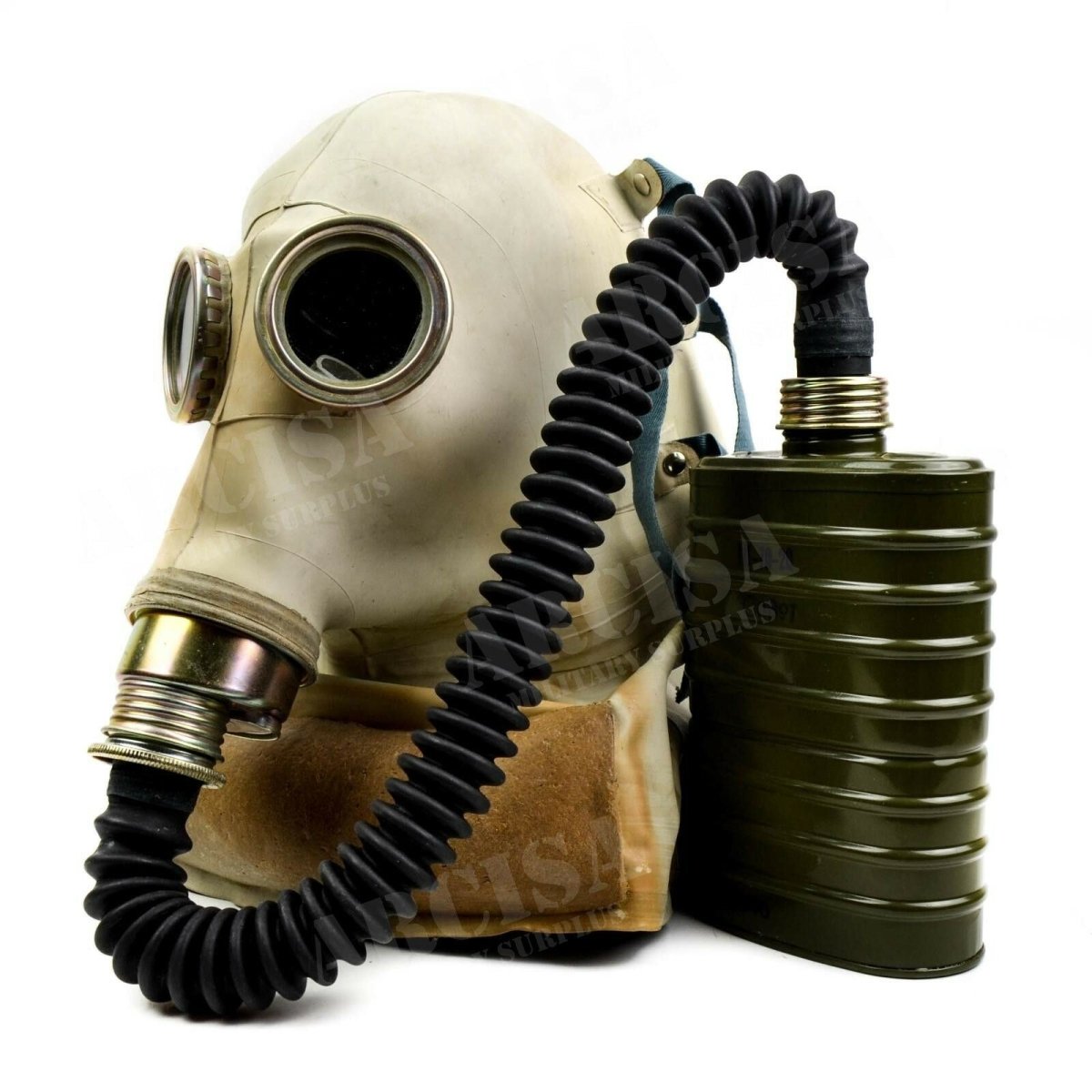 SR1 gas mask Original Polish Military Soviet Era Hose Filter - GoMilitar