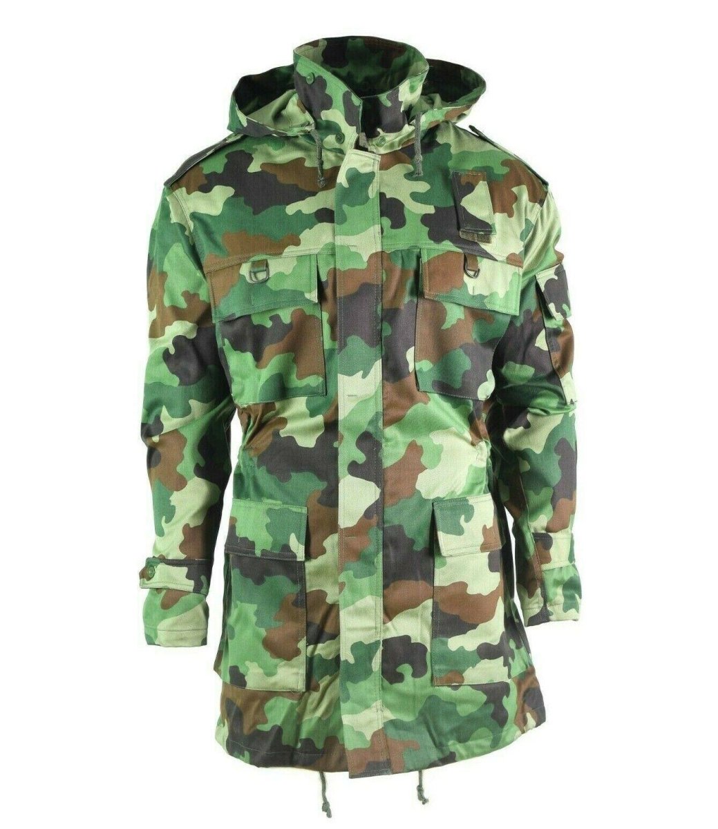 Lined parka with hood Original Serbian army special forces troops ...