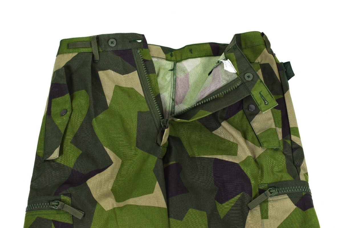 Splinter camouflage pants M90 Authentic Swedish military surplus ...