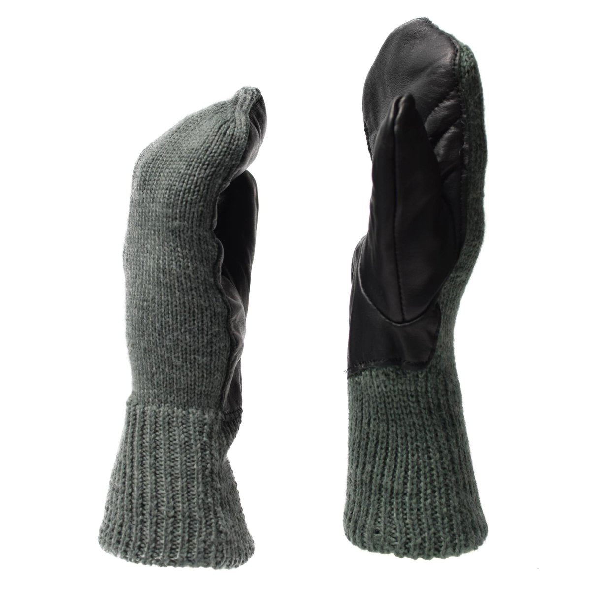 Military wool mittens Original Swiss army gray wool cold weather ...