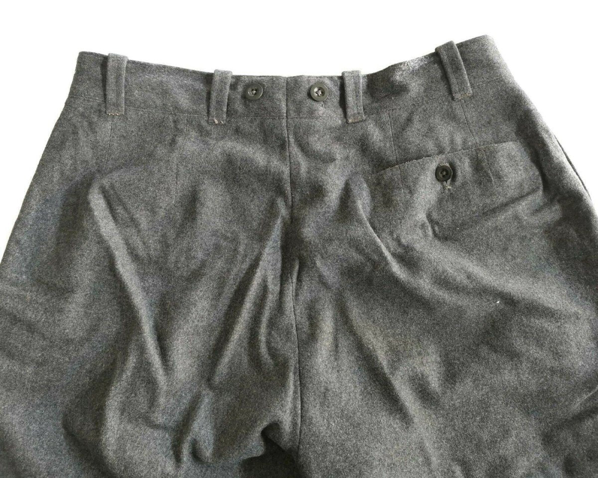 Wool pants vintage Original Swiss army military surplus field trousers ...