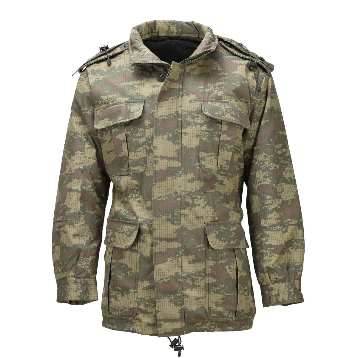 Original Turkish Military Field Parka Ripstop Fleece Lining M2008 Camo ...