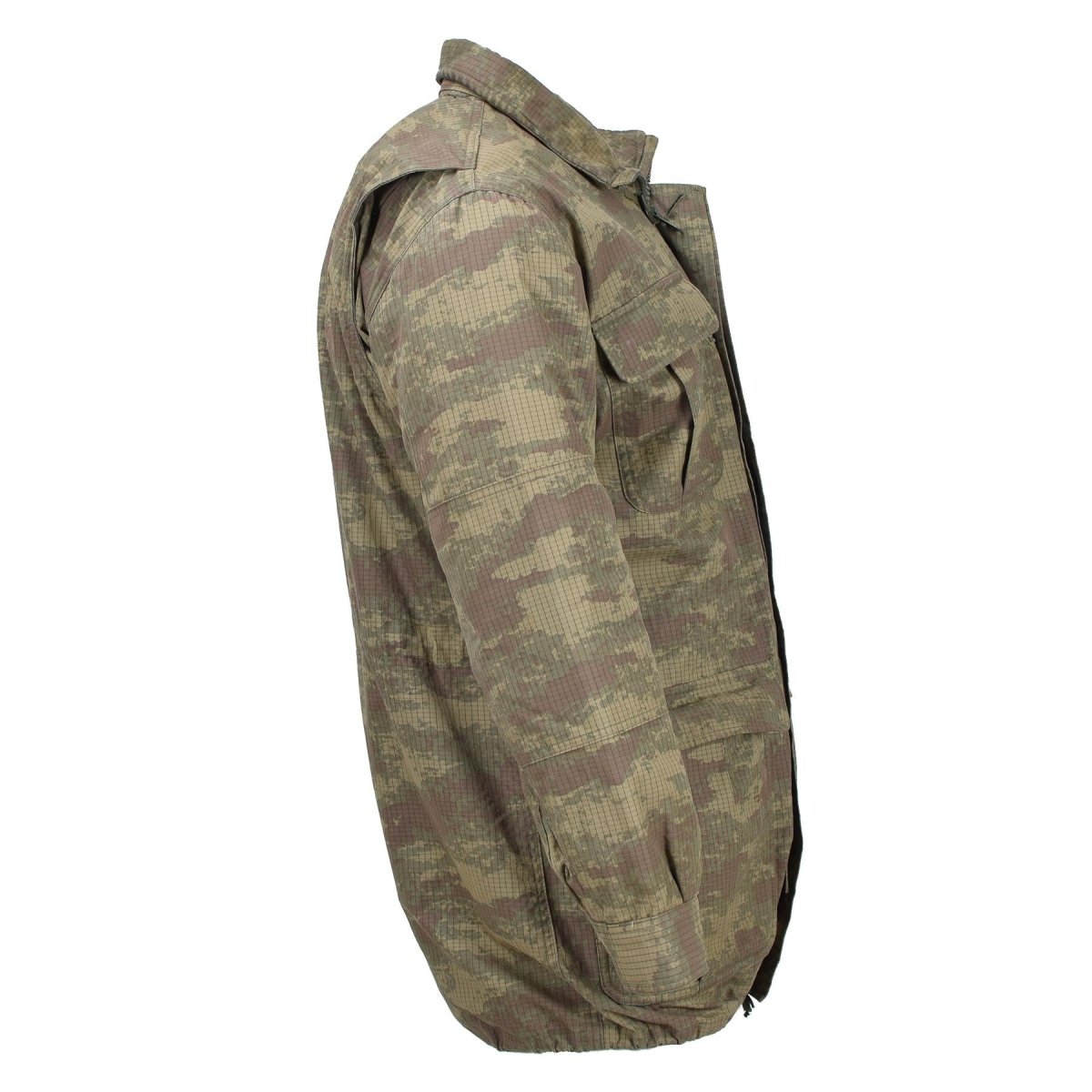 Military paratrooper jacket Original Turkish parka camo ripstop lined ...