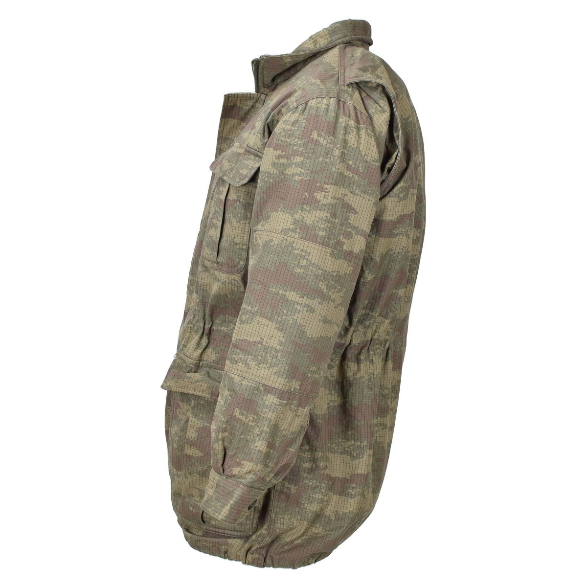 Military paratrooper jacket Original Turkish parka camo ripstop lined ...