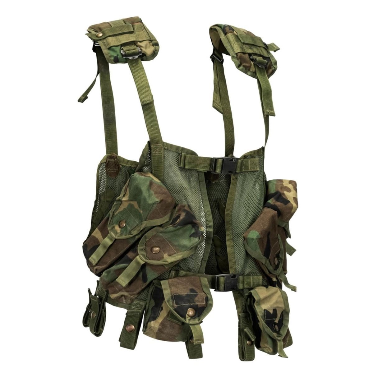 Tactical modular vest Original U.S. Military combat woodland - GoMilitar