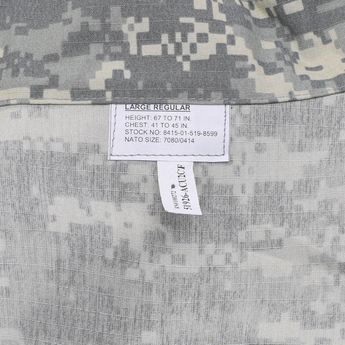 ACU digital camo jacket Original U.S. Military Uniform Reinforced ...