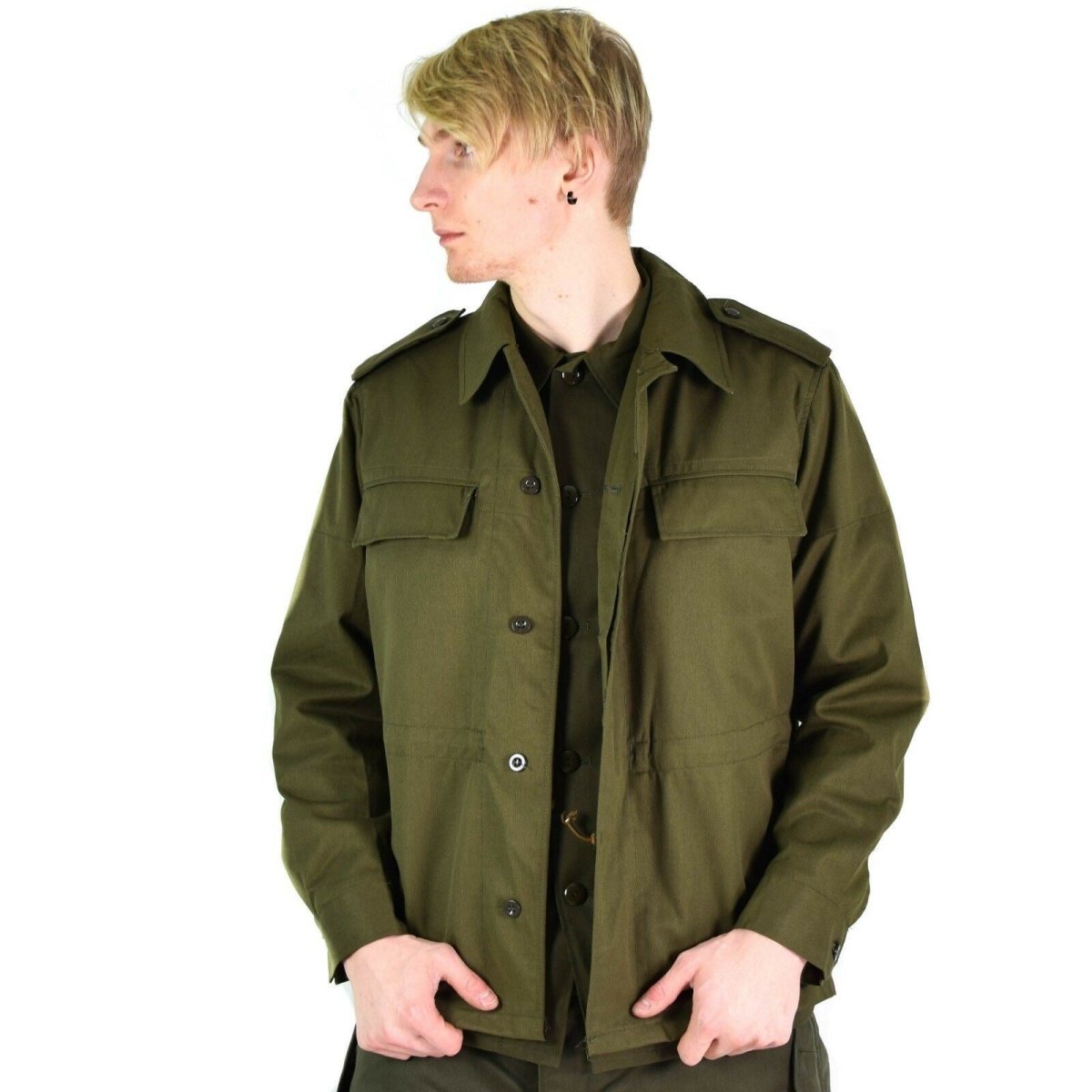 Czech m85 field jacket Original vintage military Olive green NEW ...