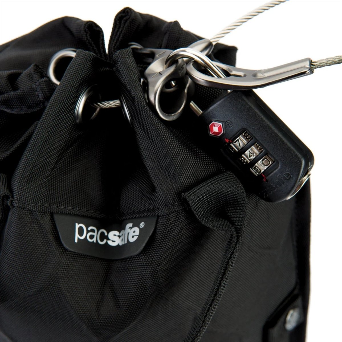 Pacsafe Travelsafe GII Portable Safe Bag 5L Anti Theft Cut Resistant B ...