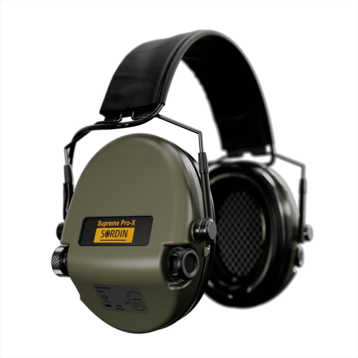 Sordin Supreme Pro-X Hear 2 Slim Tactical Headband Hearing Protection ...