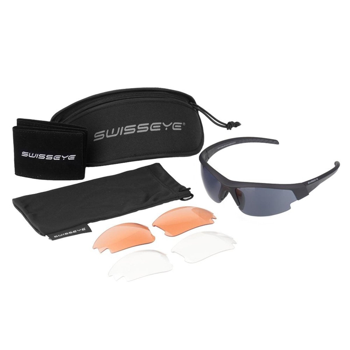 Protective eyewear for shooting SWISS EYE Ballistic glasses aerodynamic ...