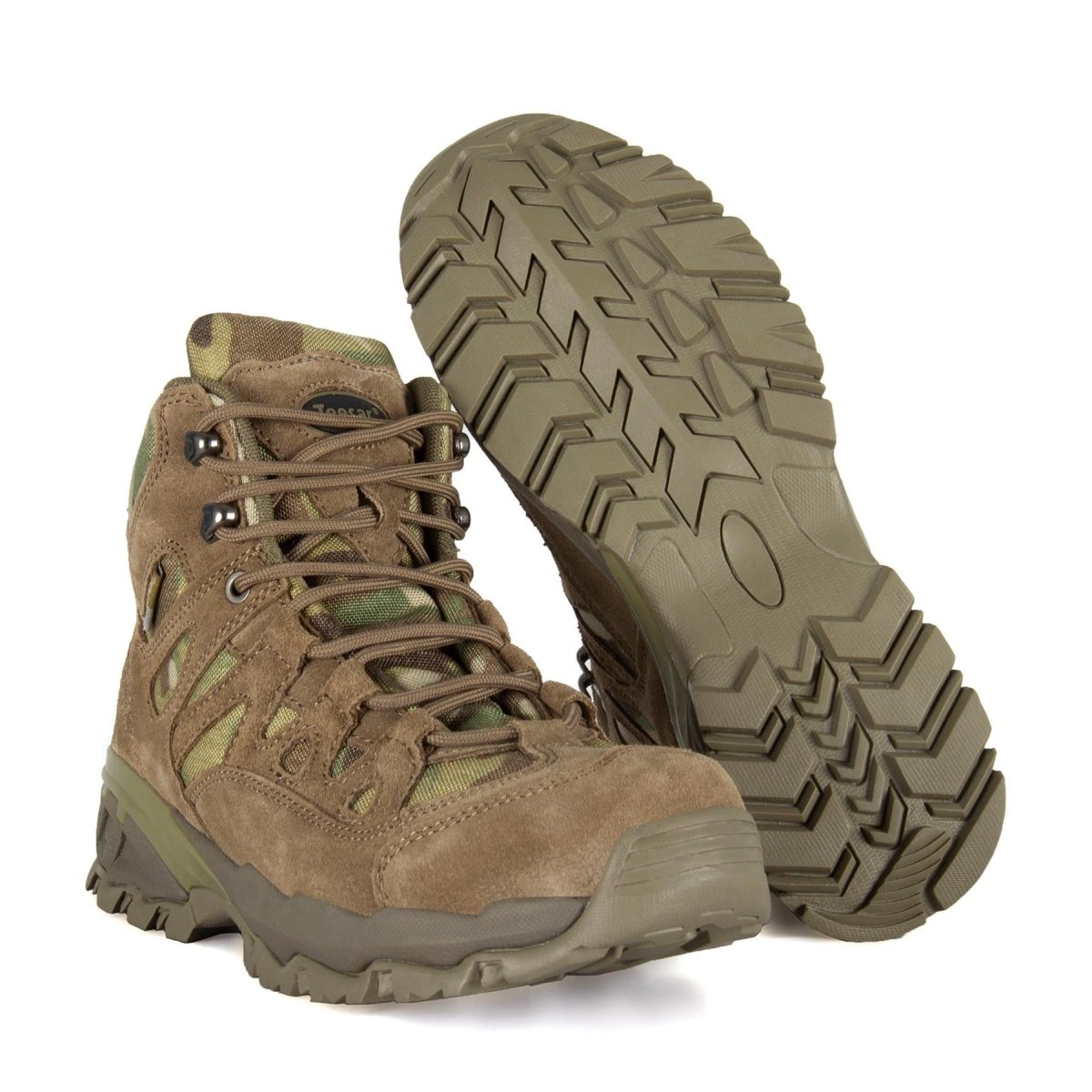 Multicam boots Teesar SQUAD MULTICAM side zipped boots camping hiking ...